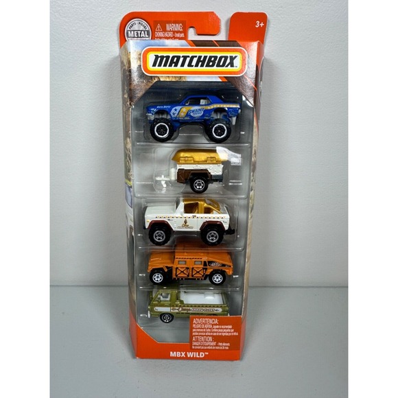 Match | Toys | Matchbox 28 Mbx Wild Diecast 5 Pack Jeep Off Road Hummer ...